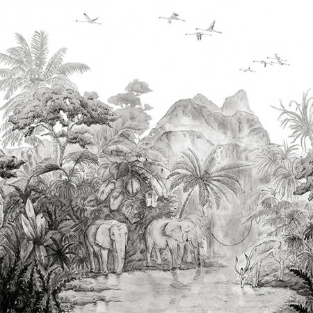 古典壁画-法帛家居